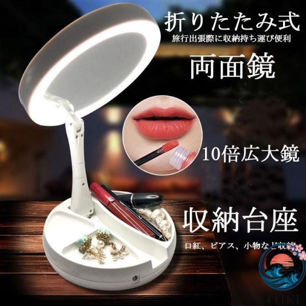 見ていて飽きないシンプルデザイン。 鏡面は360°回転し、お好みの倍率でご使用いただけます。 くるっと回すだけで1倍から10倍の拡大鏡に早変わりし、クイックに切り替えが可能です。 毛穴の汚れや化粧のりまでしっかり確認でき、スピーディなケアを...