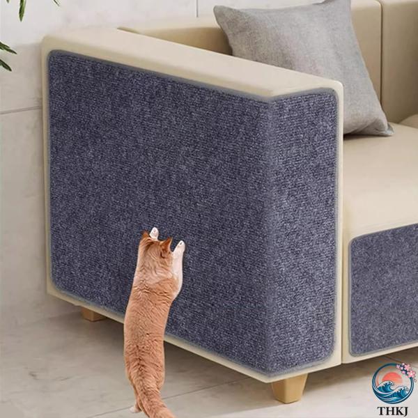 ポリエステル系の爪とぎは材質が安全で、猫が噛んだり引っ掻いたりしても安心で、猫の健康と安全を守ることができます。長期間の使用にも耐えることができ、耐摩耗性と引っ掻きに強い特性を持っています。 貼りやすいです。こちらは壁やクロスに傷付ける事無...