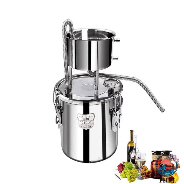 55L蒸留水器浄水ポットワイン製造装置発酵タンク酒かん器良い冷却効果キッチンアルコール蒸留器ポット型ハーブ蒸留器精油 芳香蒸