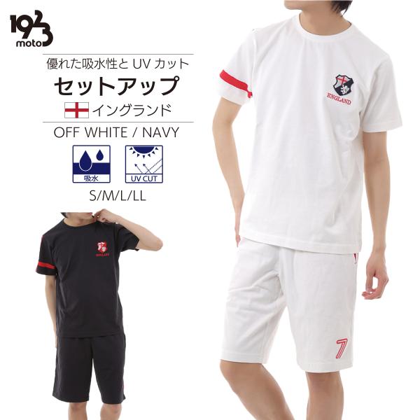 ■商品名：MOTO1923 / イングランドワンマイルウェア■カラー：オフホワイト / ネイビー■材質：綿100%■原産国：中国製■サイズ：トップスS：身巾48.0 / 肩巾40.0 / 身丈66.0 / 袖丈20.0 M：身巾51.0 /...