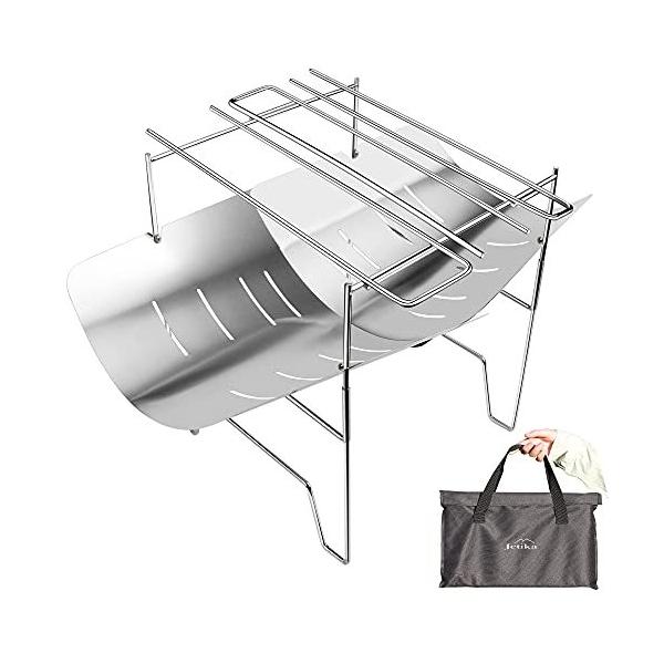 ・シルバー 1人用 ・■サイズ：収納時 約33×23cm/組立時 約38.5×26×25cm 重量：約 850g A4サイズに折り畳めるためバックパックはもちろん、ほとんどの収納ボックスに収めることができます。専用ケースにもつき、持ち運びや...