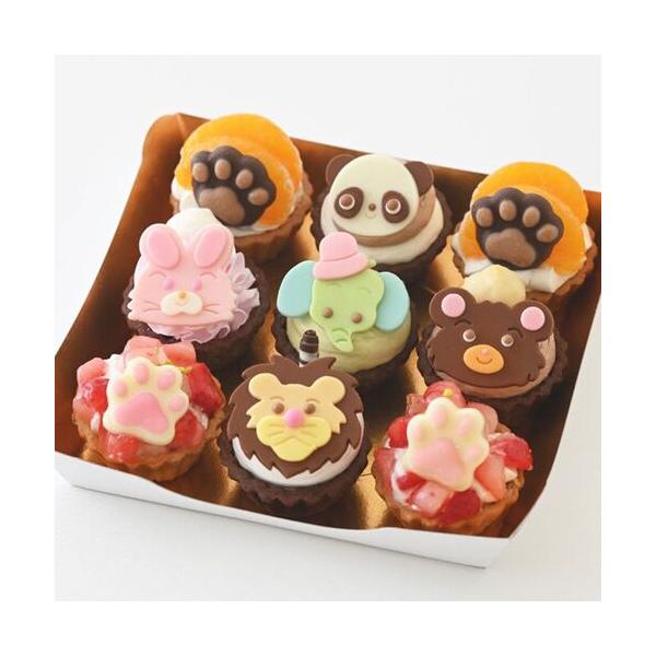 ぱんだ,うさぎ,ぞう,らいおん,くま,それぞれの動物をイメージして可愛らしいフォルムに仕上げた『みにたると』です。「らいおん」には通販サイトでは初フレーバーとなるオリジナルキャラメルクリームを使用しています。小さなお子様からご年配の方まで老...