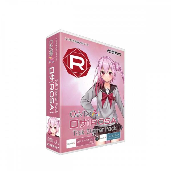 お得なセットパッケージインターネット CeVIO AI ロサ(ROSA)トーク スターターパック「CeVIO AI ロサ（ROSA）Talk Voice」と「CeVIO AI トークエディタ」がセットになったお得なパッケージです。CeVIO...