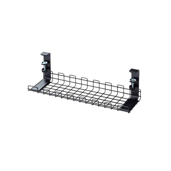 ※メーカー直送です。沖縄・離島配送不可となります。当店は正規販売代理店です。特長スチールワイヤータイプで、幅537mmの小型ケーブル配線トレーです。デスク背面に取り付けてキレイにタップやケーブルの配線ができます。天板厚さが10〜40mmのデ...