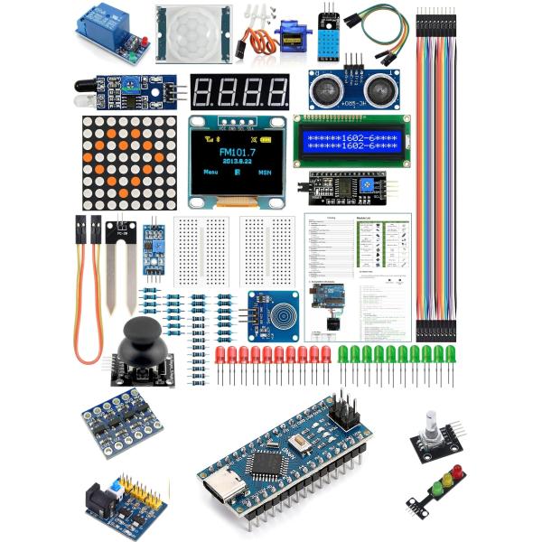 ● 電子工作初心者に最適な、Arduino用nanoボードのモジュールキットセットです●Arduino用Nanoボード USB Type-C がセットです● ネット上や書籍にて沢山情報入手が可能ですので余分な説明書を省き、コストダウンいたし...
