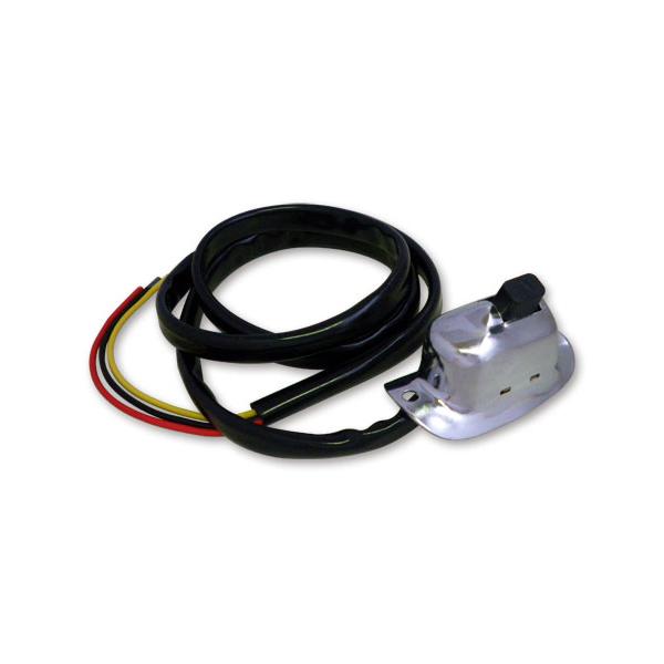 ユニバーサルライト ウインカー スイッチ トグル スイッチ 1インチバー 用 クローム 70058-50B■3WAY【5100-6010/32-0398/14-086】3WAYはウインカーなどにご使用ください。このスイッチはボディーアース、...