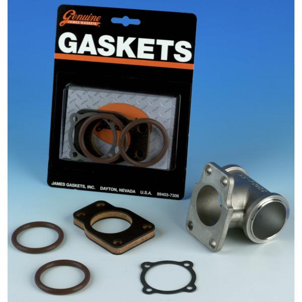 1940-1965年 Linkert リンカート インテーク マニホールド キャブレター キャブ シール キット ナックルヘッド パンヘッド1940年-1965年式ビッグツイン用(4ボルトリンカート)のベークライトスペーサーを含んだ、非常に...