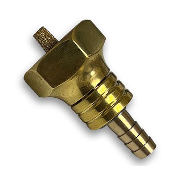 PRI003PRISM 22mm ブラス ペットコック非常にシンプルなPRISMガスコックです。13/16”（22ｍｍ）ですのでナットでタンクとコックをつないでいるショベル以降の車輌に取り付けできます。通常のガスコックのようにつまみはなく、...