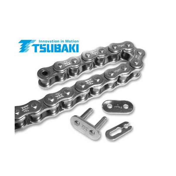 TSUBAKI ニッケルメッキ 120リンク ドライブチェーン安心・安全のメイド・イン・ジャパン TSUBAKI社製の高品質ドライブチェーンです。ニッケルメッキによる美しい外観が特徴です。きれいなカスタム車両にマッチします。ただ見た目だけの...