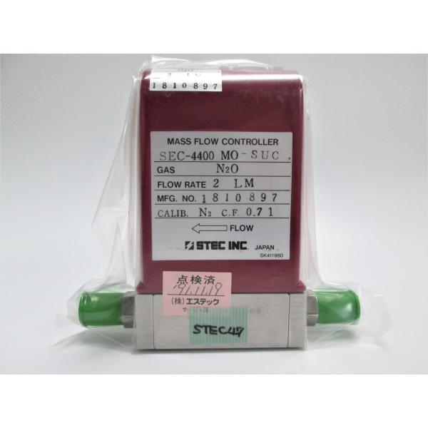 HORIBA STEC　マスフローコントローラー校正済みO/H品（1991/11/19　点検済）未開封品MODEL：SEC-4400MO-SUCGAS：N2OFROW RATE：2LMCALIB：N2  C.F. 0.71お箱に汚れがございます。
