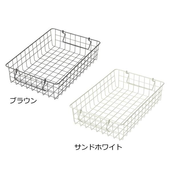 komamonolabo　スタッキングワイヤーバスケットM　全2色