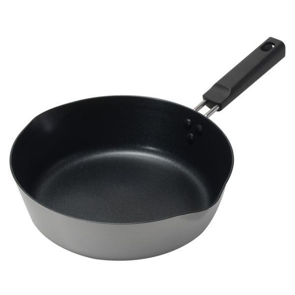 チーノ　ふっ素加工IH対応深型フライパン24cm　HB-6558