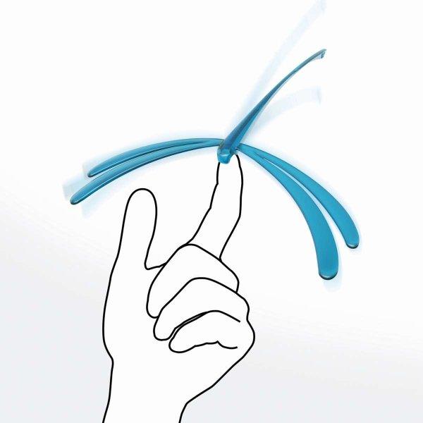 フランス人デザイナーErwan Peron氏デザインのカクテルスターラー（マドラー）は、オリジナリティーあふれるユニークで、グラスマーカーとしても目を魅くデザイン。指ではじいてもずっとユラユラ揺れながらバランスをとります。Made in F...