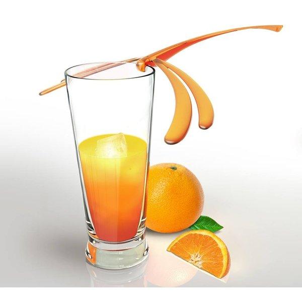 フランス人デザイナーErwan Peron氏デザインのカクテルスターラー（マドラー）は、オリジナリティーあふれるユニークで、グラスマーカーとしても目を魅くデザイン。指ではじいてもずっとユラユラ揺れながらバランスをとります。Made in F...