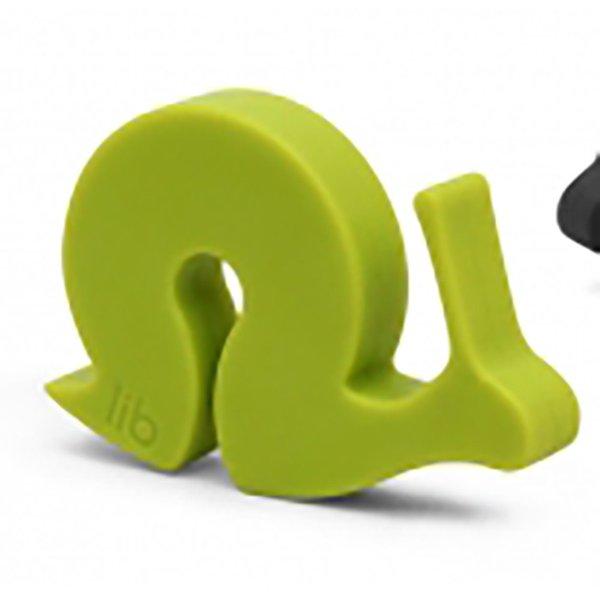 Erwan Peronデザインのシリコン製のレードルホルダー/鍋蓋ストッパー　Hugo（ヒューゴ）は、エスカルゴをモチーフにしたオリジナリティーあふれるユニークなデザイン。Hugoを鍋の蓋にはさむことにより、開けた状態を維持し吹きこぼれにく...