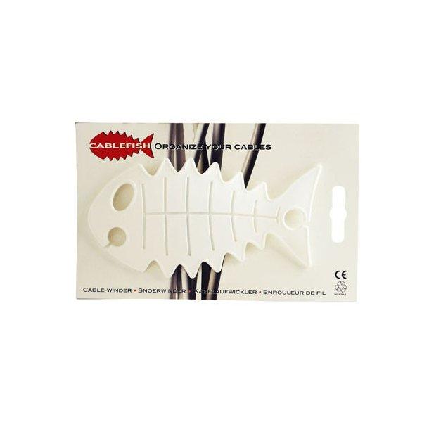 CABLE FISH ケーブルフィッシュ(789701-ホワイト)オランダのCleverline社製。ユニークな魚のデザイン。ケーブルやコード類をぐるぐると巻き付けるだけで、簡単にすっきり整理できます。0.75ｍm2のコードで100V350...