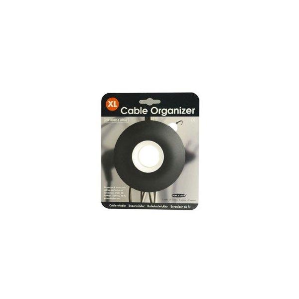 フックなどにひっかけられる便利なドーナツ型コードリール。　色はブラック。サイズ：φ120×（高さ）40　（重さ）60g材質：TPE、PP原産国：オランダ