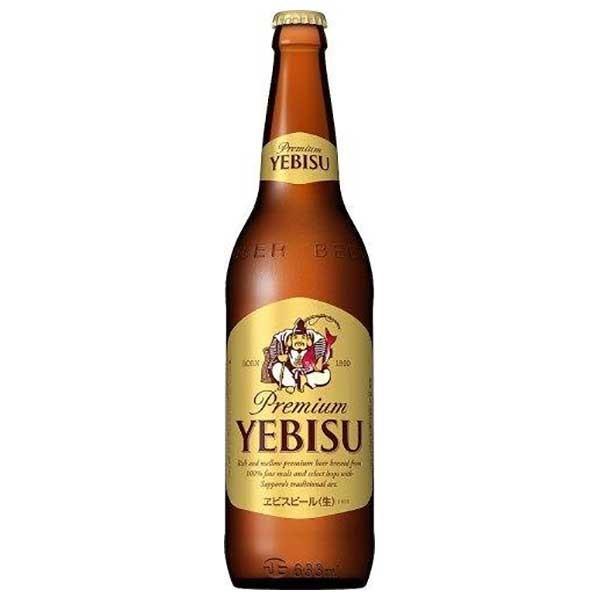 サッポロ エビス ヱビス ビール 大瓶 633ml x 20本 ケース販売 同梱不可 サッポロビール ビール ALC 5% 国産