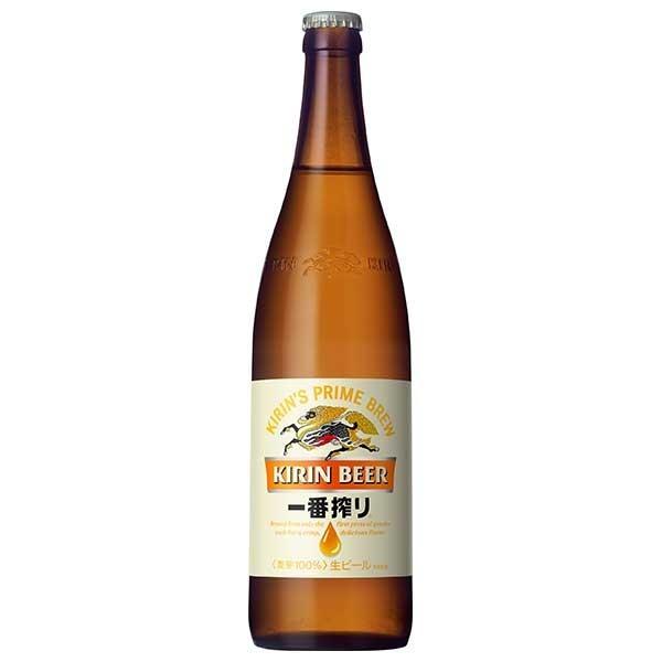キリン 一番搾り生ビール 大瓶 633ml x 20本 ケース販売 キリン ビール 国産 ALC5%