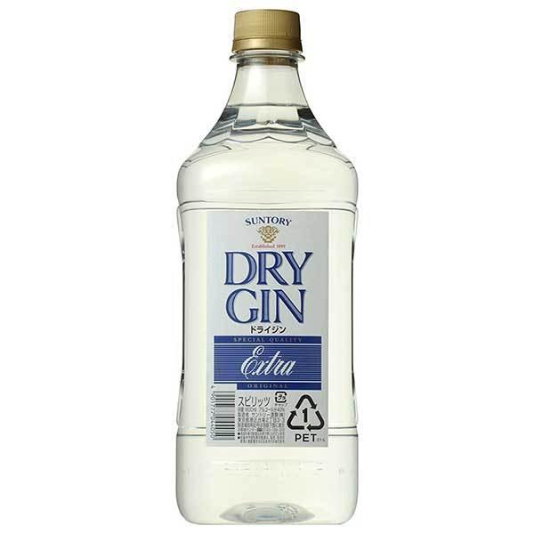 サントリー ドライジンエクストラ キングサイズ 40度 PET 1.8L 1800ml x 6本 ケース販売 送料無料 本州のみ サントリー スピリッツ 日本 PGEN