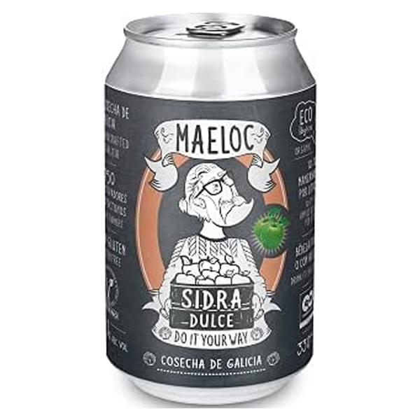 マエロック オーガニックシードル [缶] 330ml x 24本[ケース販売] 送料無料(沖縄対象外) [IPU スペイン 果実酒]