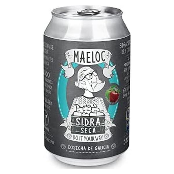 マエロック ドライシードル [缶] 330ml x 24本[ケース販売] 送料無料(沖縄対象外) [IPU スペイン 甘味果実酒]