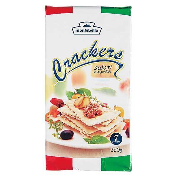 モンテベッロ クラッカー 箱 250g x 20箱 ケース販売 送料無料 本州のみ モンテ イタリア パン ピザ粉 005807