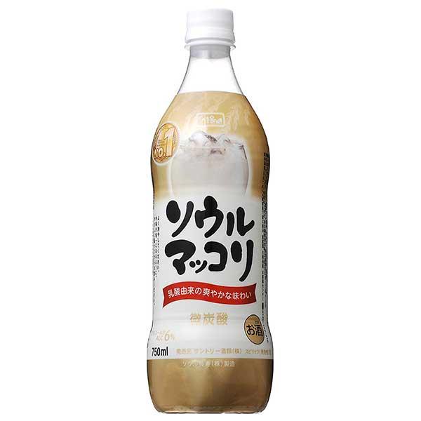 サントリー ソウル マッコリ ペット 750ml x 15本 ケース販売