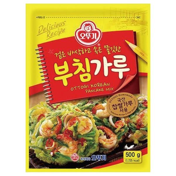 お好み具材と水と一緒に混ぜて焼くだけ！