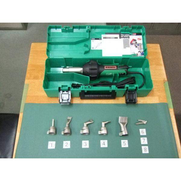 ライスター純正品　トリアックST型　100V用　1台 と 純正ノズル1個付（※ご希望のノズルを1個選んで下さい）品番141.230　スイス製　送料無料　代引無料　熱風機　溶接機（PR動画参照）※必ずオプション選択の(1)〜(8)の中から1個...