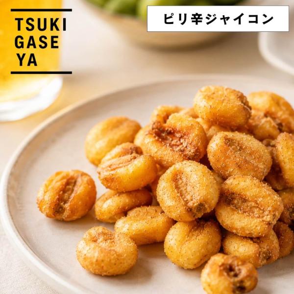 ■特徴TSUKIGASE おつまみの専門店 月ヶ瀬ピリ辛 ジャイアントコーンやみつきになる刺激と香ばしさ。パリッとした食感が魅力のジャイアントコーンを、ピリッとした赤唐辛子の辛味で味付けしました。さらに、香り豊かなブラックペッパーと風味豊か...