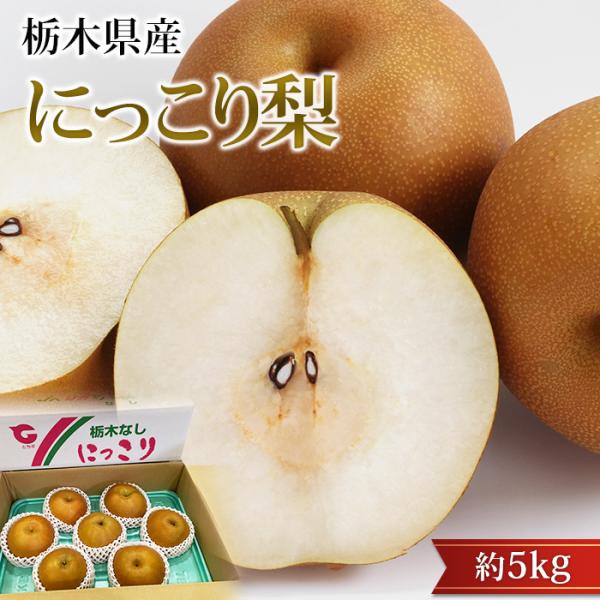 にっこり梨は栃木県のオリジナル品種。糖度が高く、果肉は柔らかく酸味が少ないのが特徴のとってもジューシーな梨です。日持ちしますので、長い期間お楽しみいただけます。栃木県で育った美味しいにっこり梨を是非ご賞味ください。なし/ナシ/にっこりなし/...