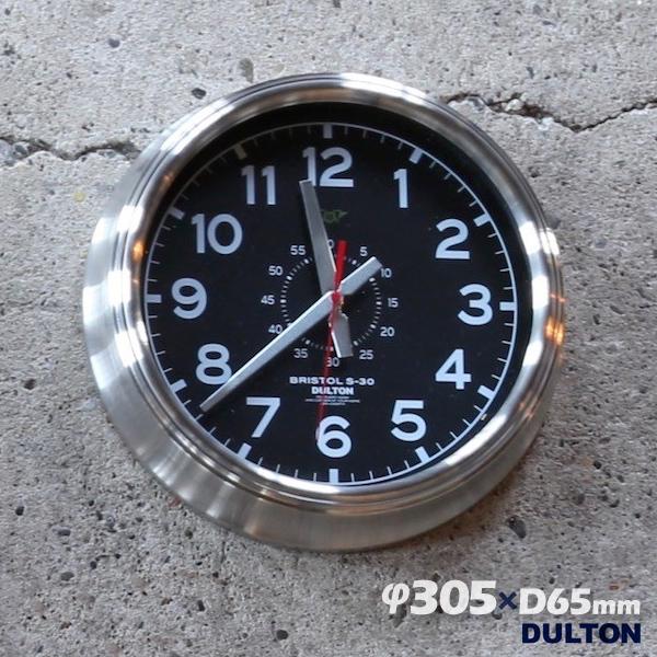 Wall ClockBRISTOL S-30 BD DULTONアナログ計器のような信頼のおけるビジュアルが特徴のダルトンの掛け時計。★挑戦的ともいえるほどの大きさが生み出す存在感。★静寂の中に潜む責任感を含んだ緊張感。★そのすべてが大人の...