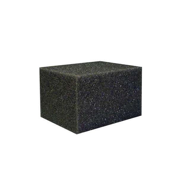 【ブラック磨き用黒スポンジ（中サイズ）】コンパウンドを手磨きする時に使用します。細目用ウレタンバフと同素材を使用していますので、磨き傷が入りにくいスポンジです。【サイズ】・約65×80×50mm【カラー】・黒色【材質】・ポリウレタン