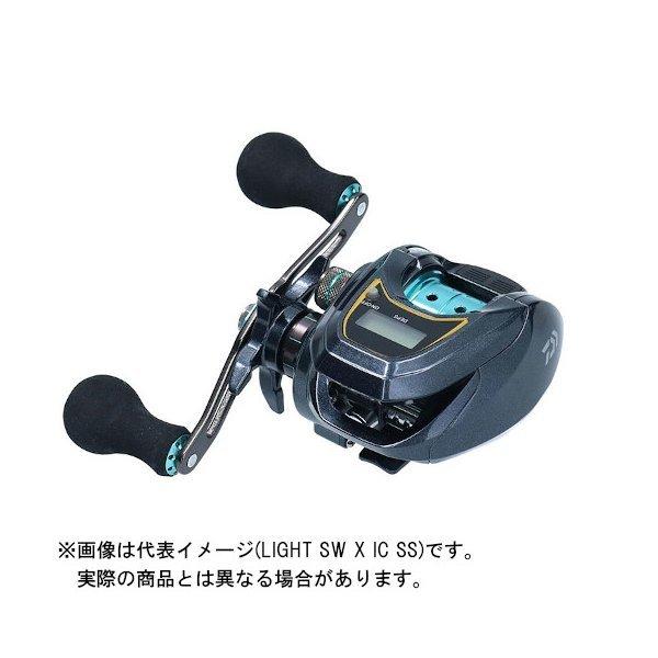 ●DAIWA(ダイワ)●商品名：LIGHT SW X IC SS/L SS●商品情報ＩＣカウンター搭載　LIGHT SW用軽量小型手巻きリール・ＰＥ０．４号-２００ｍ、ＰＥ０．５号-２００ｍ、ＰＥ０．６号-２００ｍは下巻き不要の浅溝スプール...