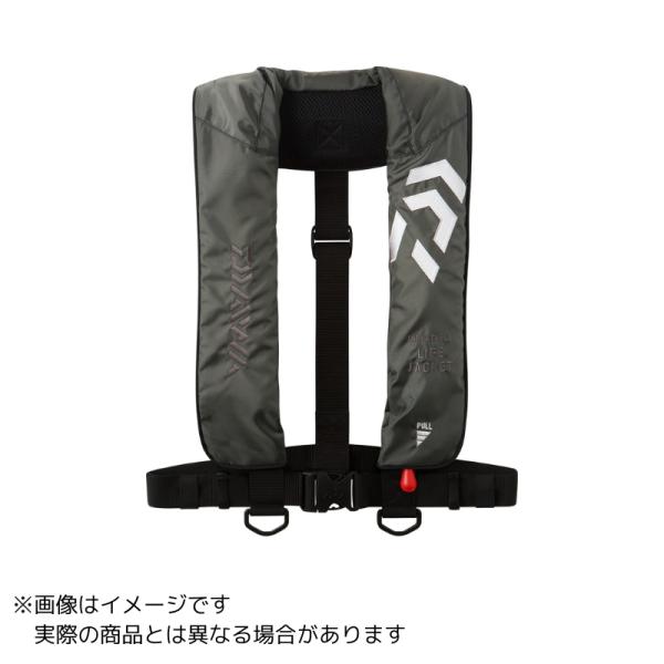 ●DAIWA●商品名：インフレータブルライフジャケット(肩掛けタイプ手動・自動膨脹式)●商品情報ベーシックタイプの膨脹式ライフジャケット・国土交通省型式承認品「桜マーク」(小型船舶用救命胴衣TYPE-A)・立体裁断設計・調整域の広いウェスト...