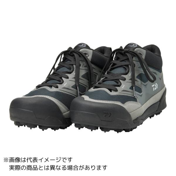●DAIWA●商品名：フィッシングシューズ(スパイクソール)●詳細荒磯に立つ、その一歩を支える磯シューズ。品番：DS-2104カラー：グレーサイズ：26.0cmソールタイプ：スパイク防水仕様：非防水JAN：4550133668777※モニタ...
