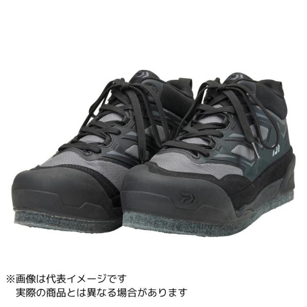 ●DAIWA●商品名：フィッシングシューズ(フェルトスパイク)●詳細荒磯に立つ、その一歩を支える磯シューズ。品番：DS-2504カラー：ブラックサイズ：27.5cmソールタイプ：フェルトスパイク防水仕様：非防水JAN：45501336688...