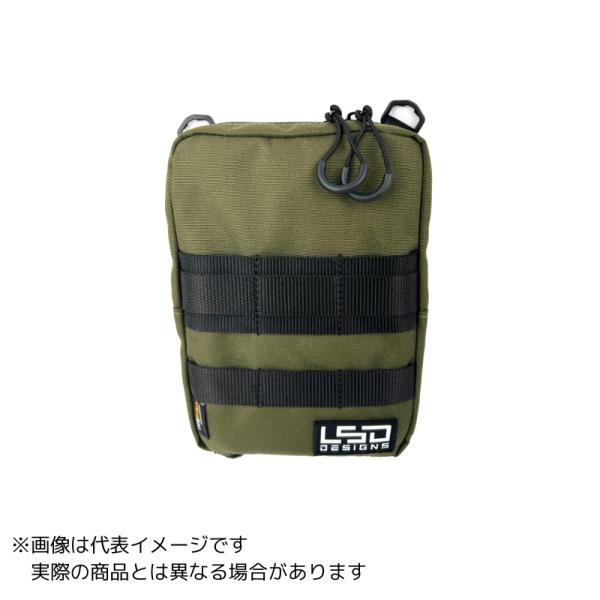 ●L.S.D(LOVE SOUL DREAM)●商品名：フィッシングサイドポーチ●詳細フローティングベストの拡張などに使えるサイドポーチ磯アングラーで様々な魚を年中追い求めるTester段本監修カラー：コーデュラカーキサイズ：H22.5cm...