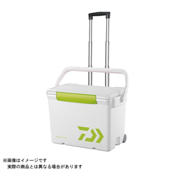 ●DAIWA(ダイワ)●商品名：SEACOOL CARRY II 2500●商品情報キャスターとハンドル付きで長い移動も楽々の25リットル・キャリークーラー釣り場まで荷物を持って移動する際に便利なキャリーハンドル＆キャスター付きのクーラーボ...