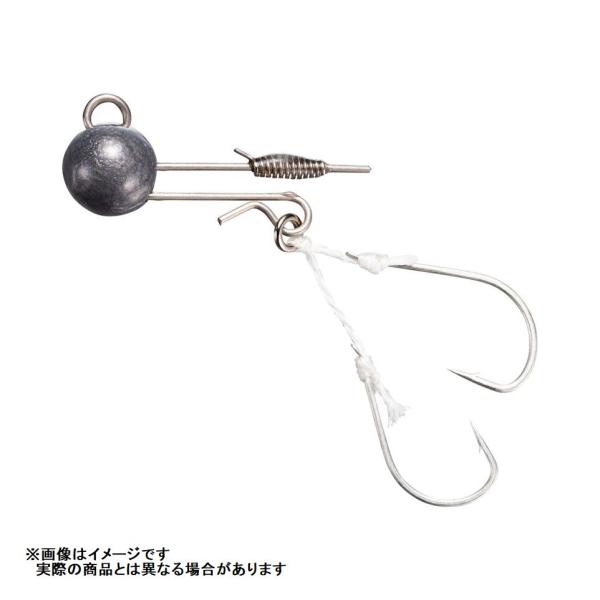 アワセなくても勝手に掛かる？バラシを軽減するアジング専用ジグヘッド●品番：JK-213T●カラー：001 ノーマル●重量：1.3g●フック：大: #7, 小: #6●JAN:4969363770370※モニターの発色によっては実際とは異なっ...