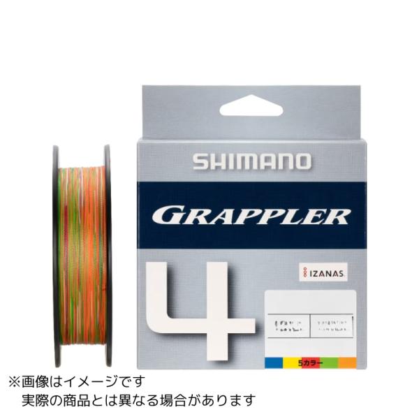 ●SHIMANO シマノ●商品名：グラップラー 4 PE●詳細まさに世界基準。オフショアスタンダードPEライン。原糸には高強力ポリエチレン繊維、IZANAS(※)を使用。これまでの4本編みPEラインと比較し、より密に編み込む構造を採用するこ...