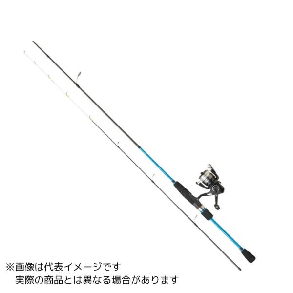 ●PRO MARINE●商品名：レジェスタアジングセット●詳細アジングゲーム入門に最適！手軽にアジングを楽しめる、ロッド＋リールのエントリーセット・並継・PE袋規格：63L全長(m)：1.89継数：2仕舞(cm)：99自重(ｇ)：84先径/...