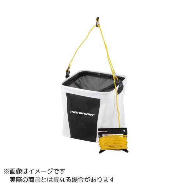 ●PRO MARINE●商品名：EVAハイパーメッシュ反転バケツDX角●商品情報メッシュ付で活かしスカリにも使える品番：AEC070-21規格：21cmサイズ：210×210×210mmJAN：4997223363684※カラー選択不可の商...