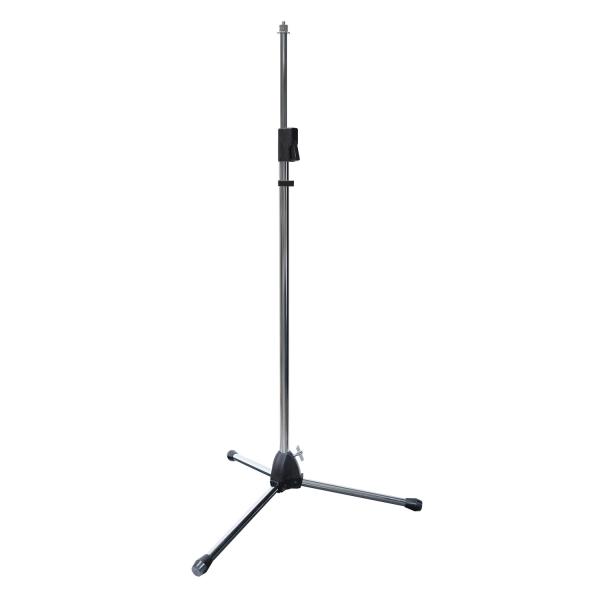 ●高さ調節が簡単なプッシュボタン式です。●脚部が折りたたみ式になっています。ねじピッチ：W5/16外形寸法：幅φ634.5mm（ベース） 高さ900mm〜1600mm質量：約1.5kg