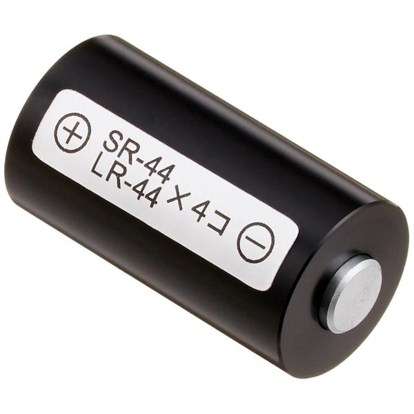 酸化銀電池SR44（4個）またはアルカリ電池LR44（4個）を4LR44(4SR44)の外観形状に変換します。適合機種： 4LR44(4SR44)使用の機種にお使い頂けます。ご注意・重要事項： ●電池SR44(LR44)の高さの規格は5.4...