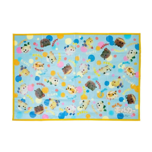 PUIPUIモルカー レジャーシートS　1人用お子様でも簡単に片づけられる大きさです。遠足や行楽レジャー、運動会、キャンプに最適です♪お子様用のリュックにスッポリ入るサイズです。本体サイズ 約60×90cm材質 ポリエチレン・ポリプロピレン...