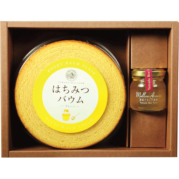 商品名：山田養蜂場 はちみつバウムセット 78495商品内容：●はちみつバウム（直径約１３┣ｃｍ┫）×１、アカシア蜂蜜５０┣ｇ┫×１オススメポイント：はちみつを使ったお菓子に、はちみつをかけて食べる、山田養蜂場ならではのギフトセットです。く...