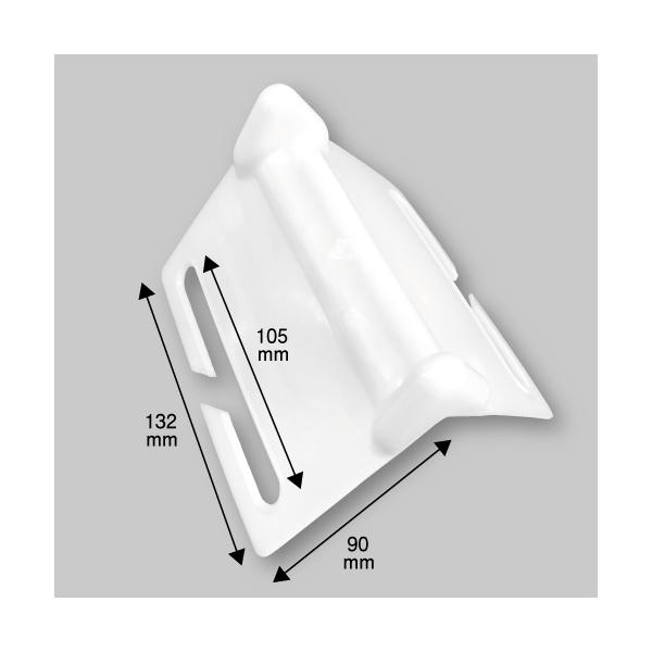 ●ベルト幅100mmまで対応※ベルト通しを使用しない場合は、100mm幅まで対応可能。●寸法:132×90×90mm※ラバーパット無
