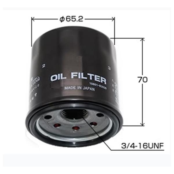 商品説明・フルフロータイプ・ネジ径:3/4-16UNF・外径:φ65.2mm ・高さ:70mm【純正品番】・15601-87204・15601-87204-000・15601-87208・15601-87702・15601-87702-00...